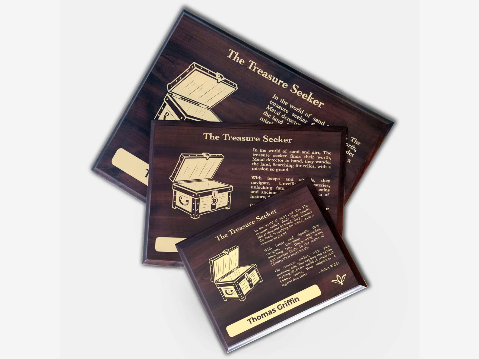 Metal Detector Gift Plaque | Personalized Poem for Treasure Hunting ...