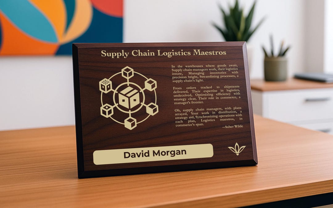 Supply Chain Logistics Maestros - a Personalized Gift for Moving ...