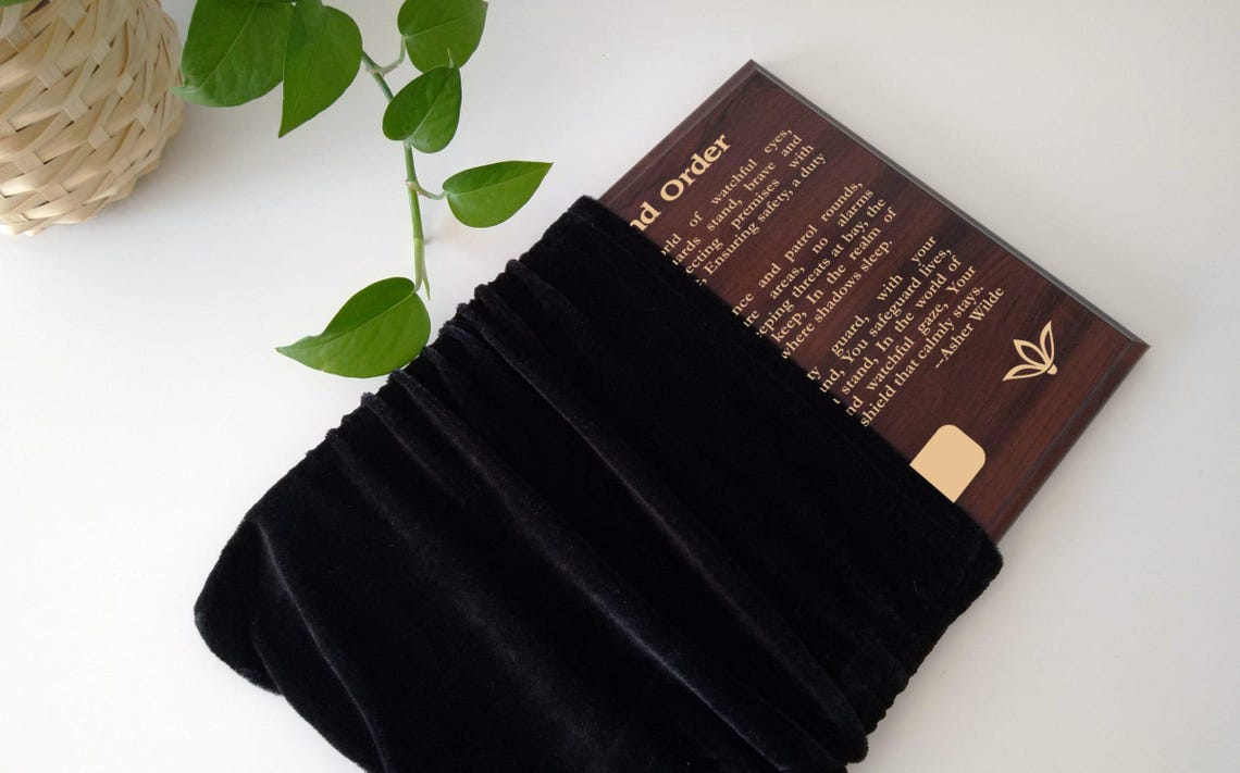 Security Guard Gift Plaque | Personalized Poem for Protection Services ...