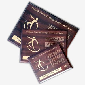 Orthotic Fitter Gift Plaque | Personalized Poem for Tailored Pedorthic ...