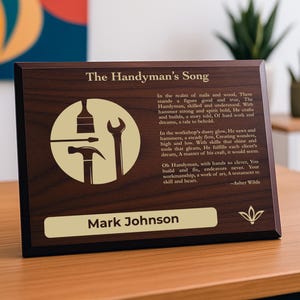 The Handyman's Song - a Personalized Gift for Fixing Everything When ...