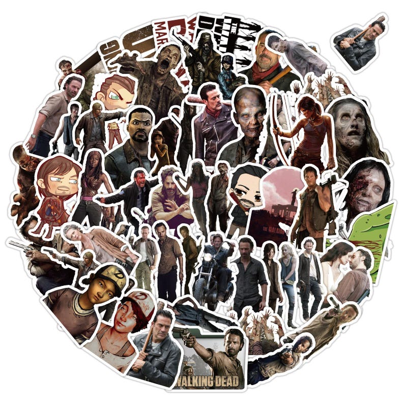 Walking Dead Decal - Etsy
