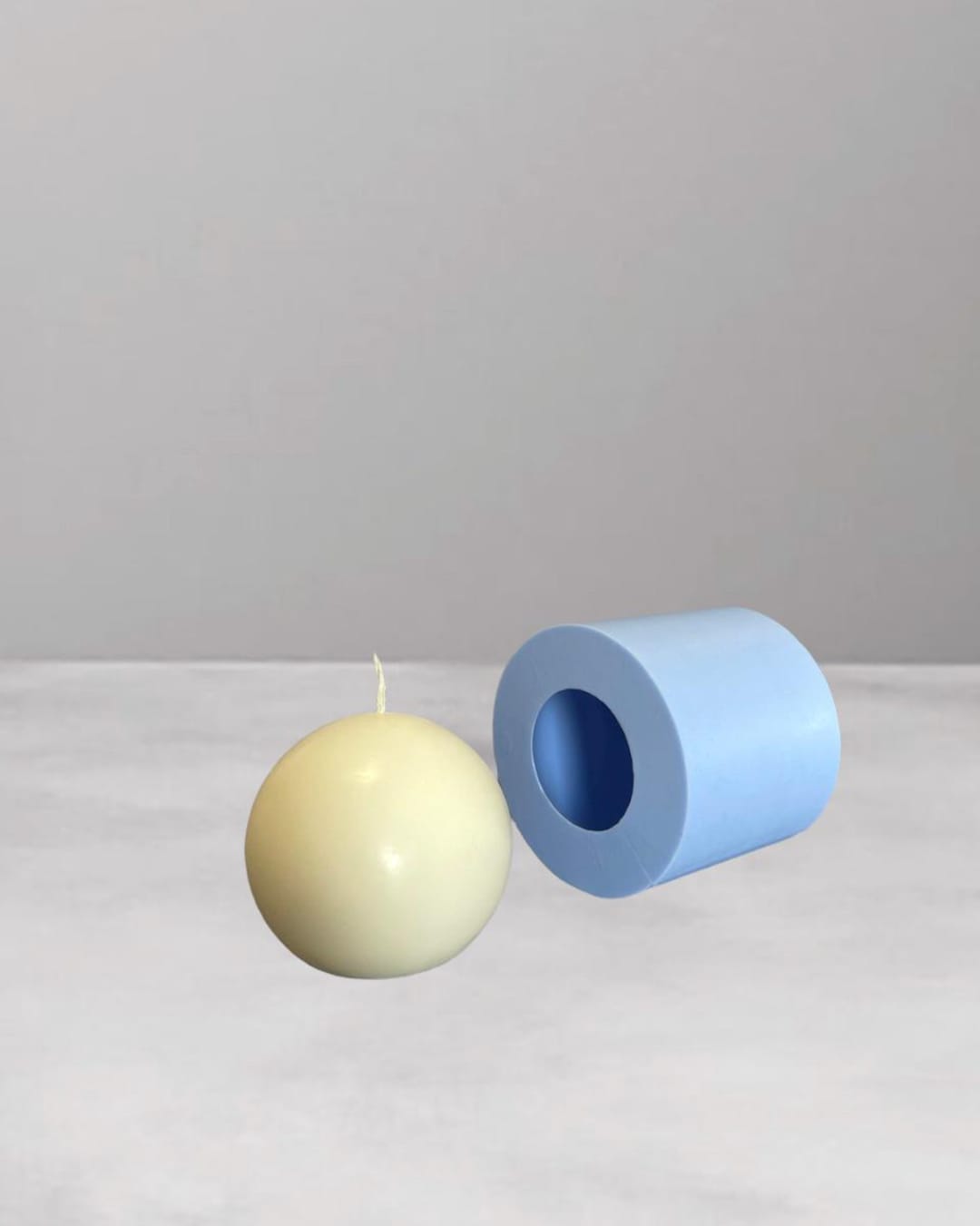 Geometric Shape Ball Candle Mold, Sphere Candle Silicone Mold, Circle ...
