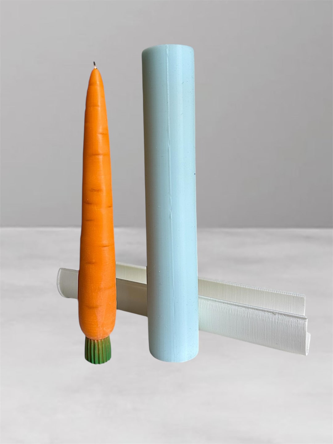 23cm 9" Carrot Candle Silicone Mold – Handmade Vegetable-shaped Mold ...
