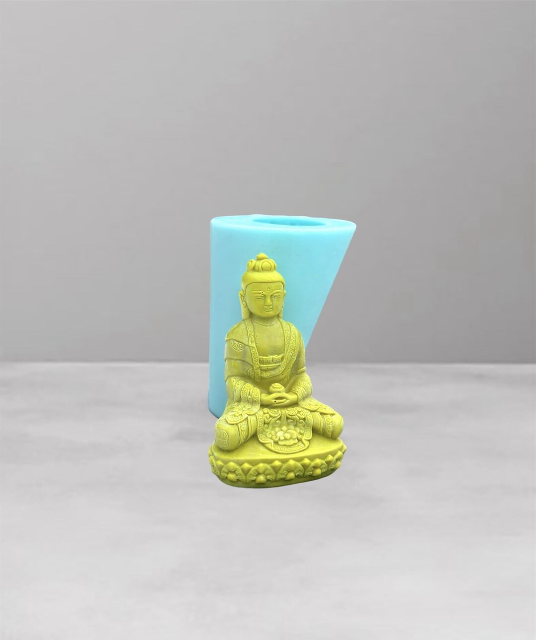 3D Buddha Statue Mold Silicone Mold Praying Buddha Meditating Buddha ...