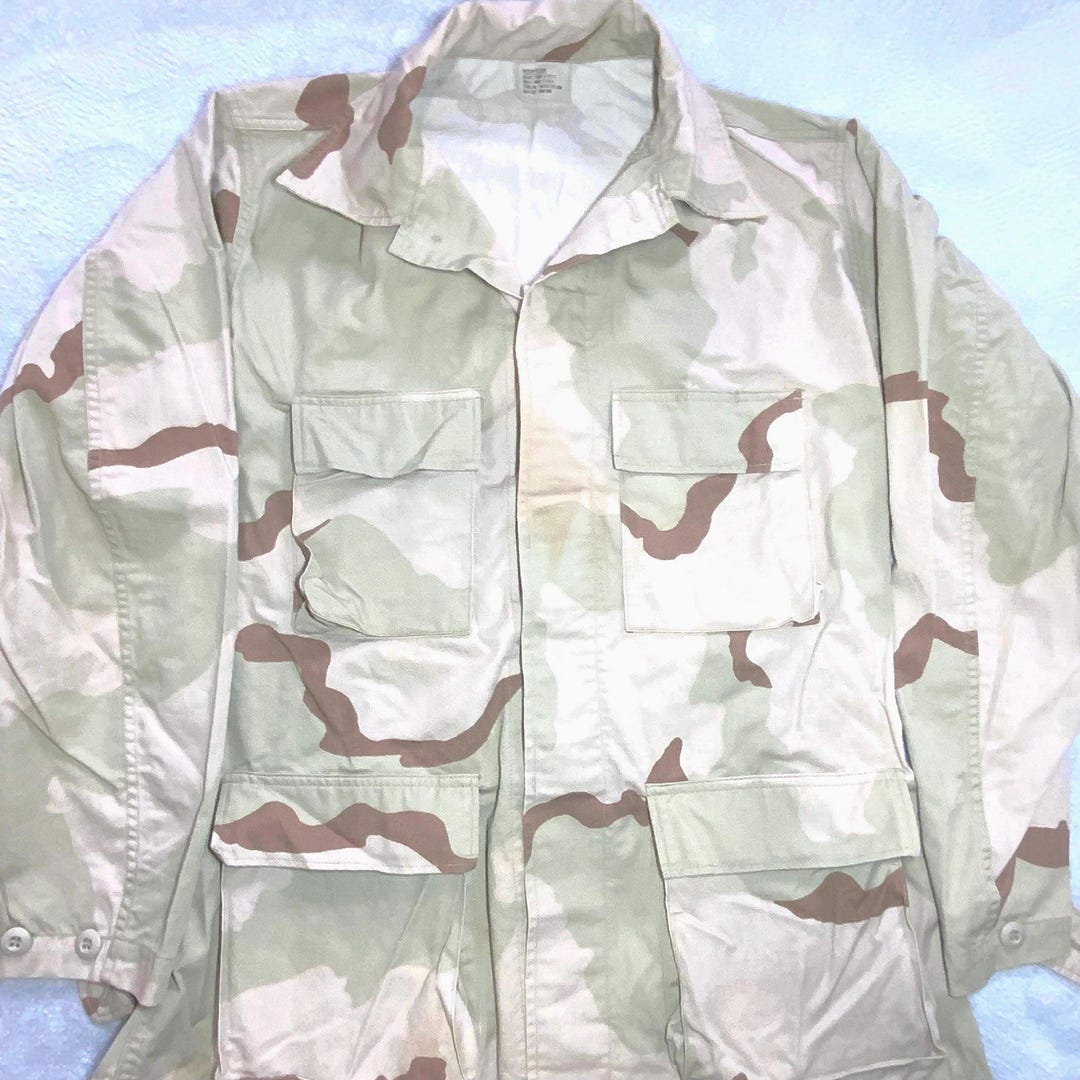 Desert Storm Camo Military Jacket – Vintage DCU Coat Medium Regular - Etsy