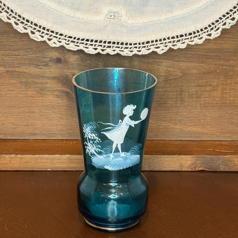 Bohemian Mary Gregory Vases - Etsy