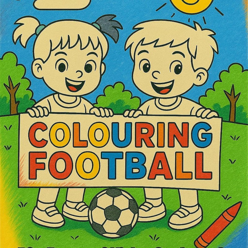 Coloring Books Football - Etsy UK