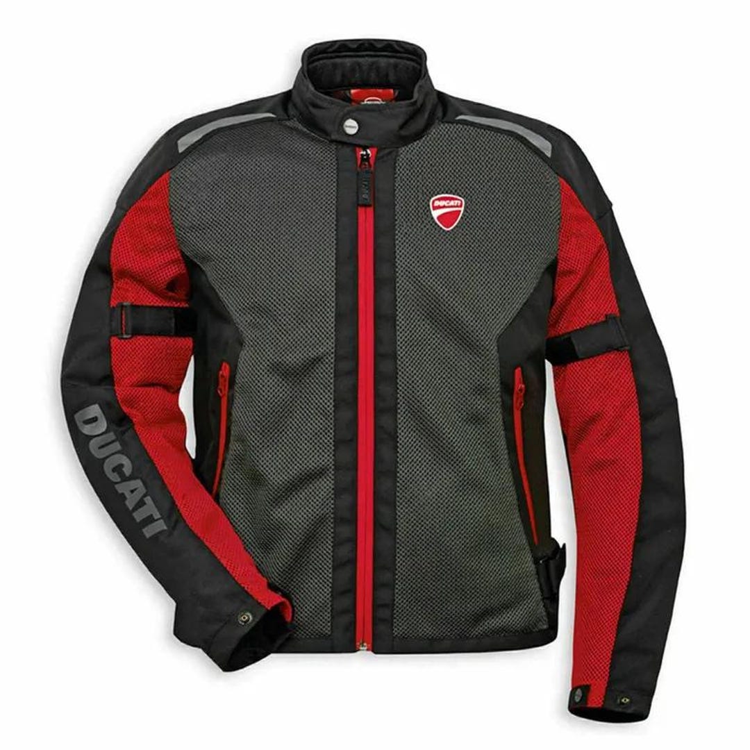 Ducati Motorbike Motorcycle Jacket Waterproof CE Armours Cardura ...