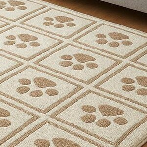 Paw Print Area Rug: Soft Non-slip Carpet, Pet Lover Home Decor - Etsy