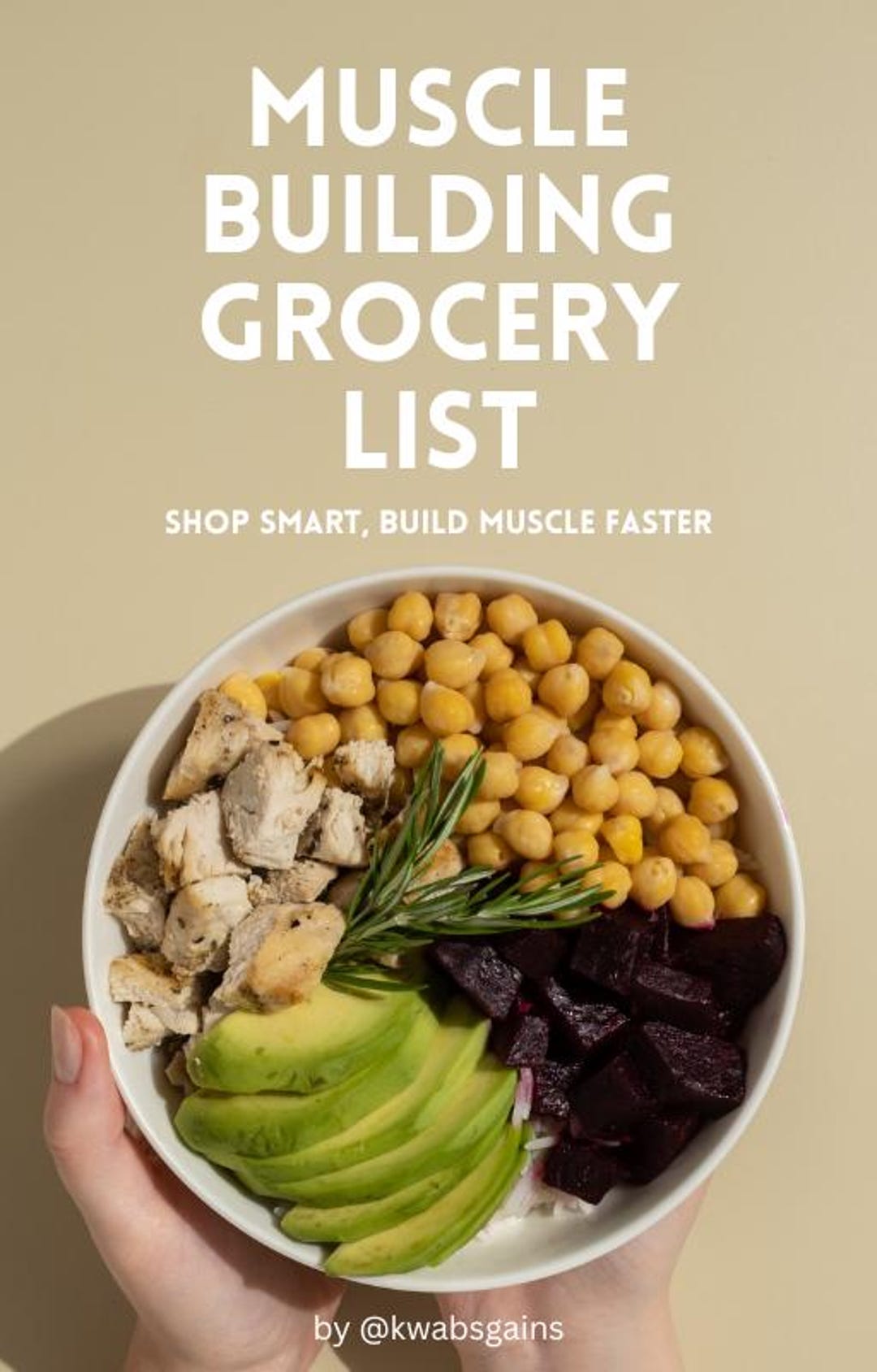 Muscle Building Grocery List - Etsy