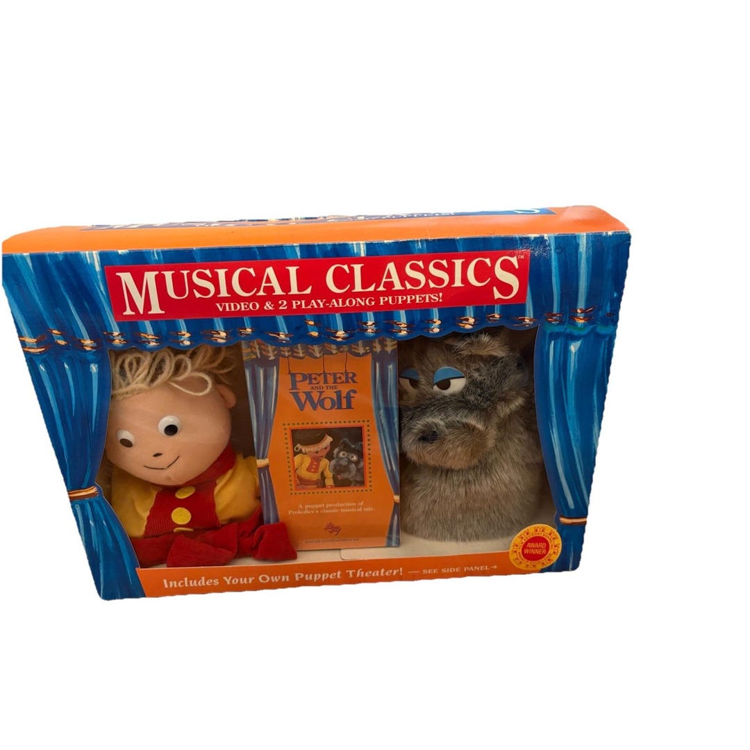 Peter & Wolf Jim Gamble Puppet Productions VHS Hamburg Symphony NEW ...