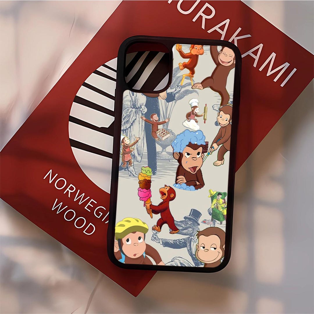 Phone Case Funny Monkey Case Custom iPhone 17 16 E 15 Plus 14 Pro 12 ...
