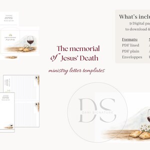2026 Memorial - JW Printable Letter and Enveloppe | Writing Ministry ...