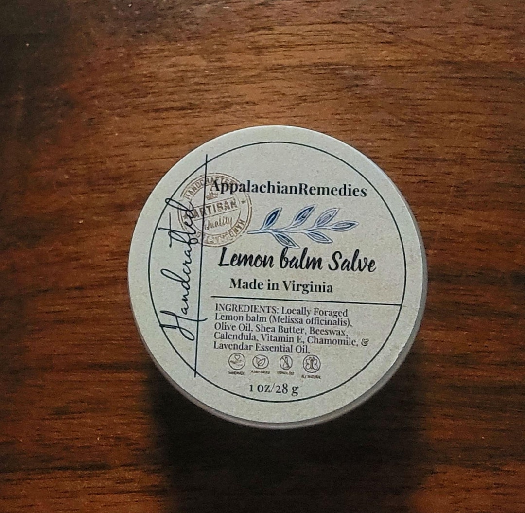 Lemon Balm Salve – Handcrafted Herbal Balm With Calendula & Chamomile ...