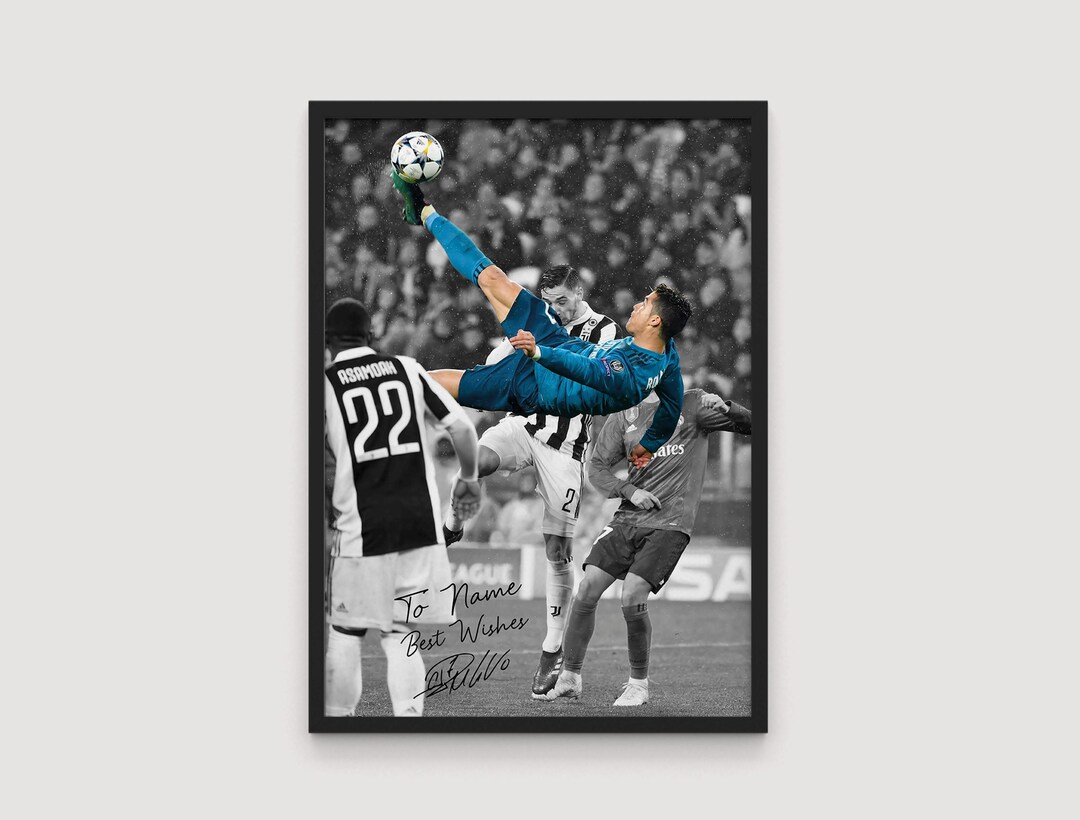 Personalized Cristiano Ronaldo Poster – Custom Name Print With Ronaldo ...