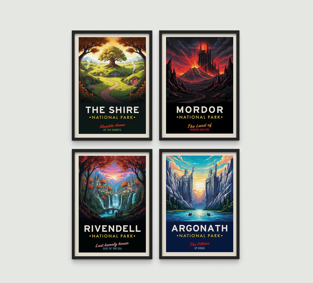 Lord of the Rings Posters, Middle Earth Posters, LOTR Posters, LOTR ...