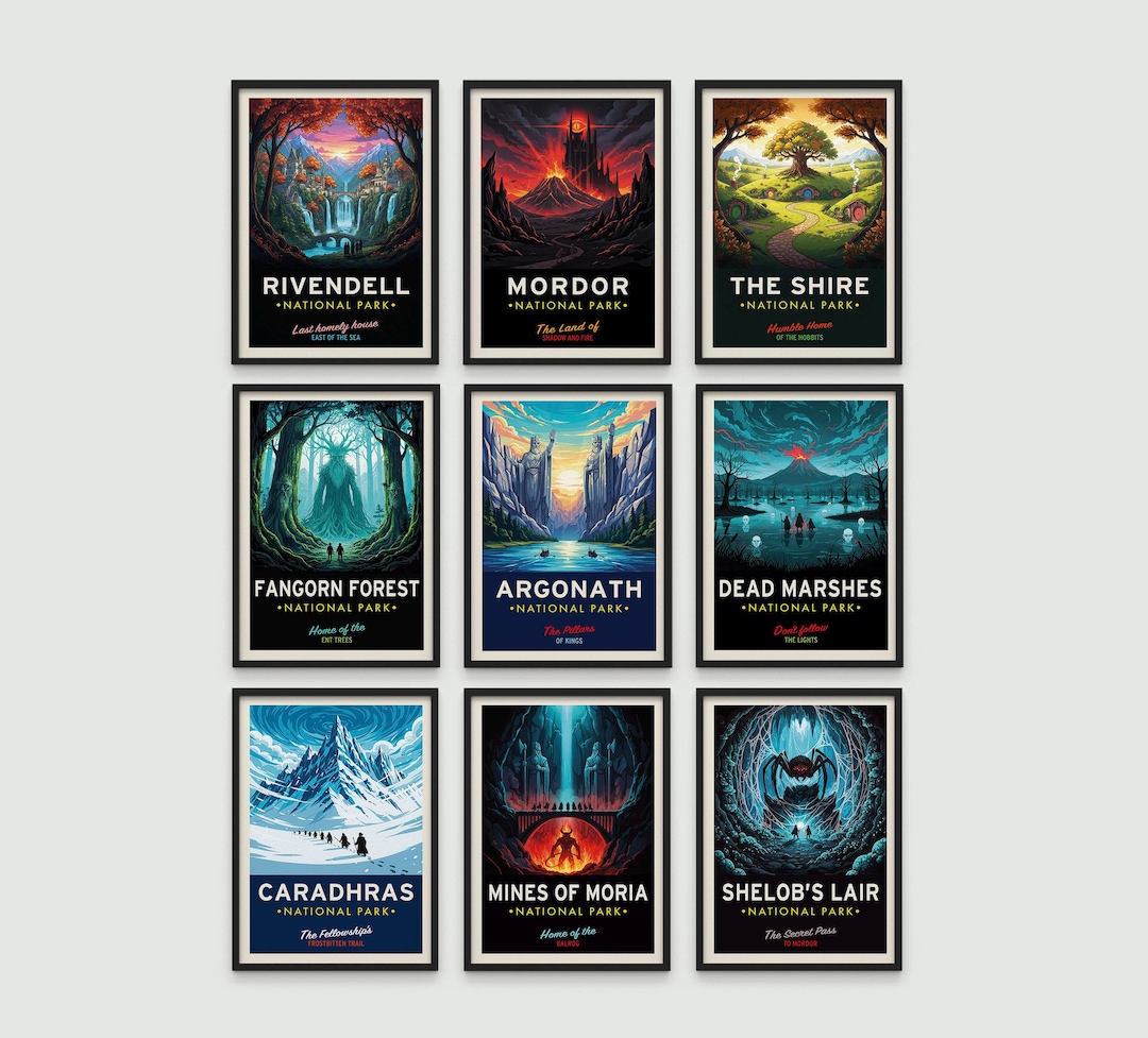 Lord of the Rings Posters, Middle Earth Posters, LOTR Posters, LOTR ...