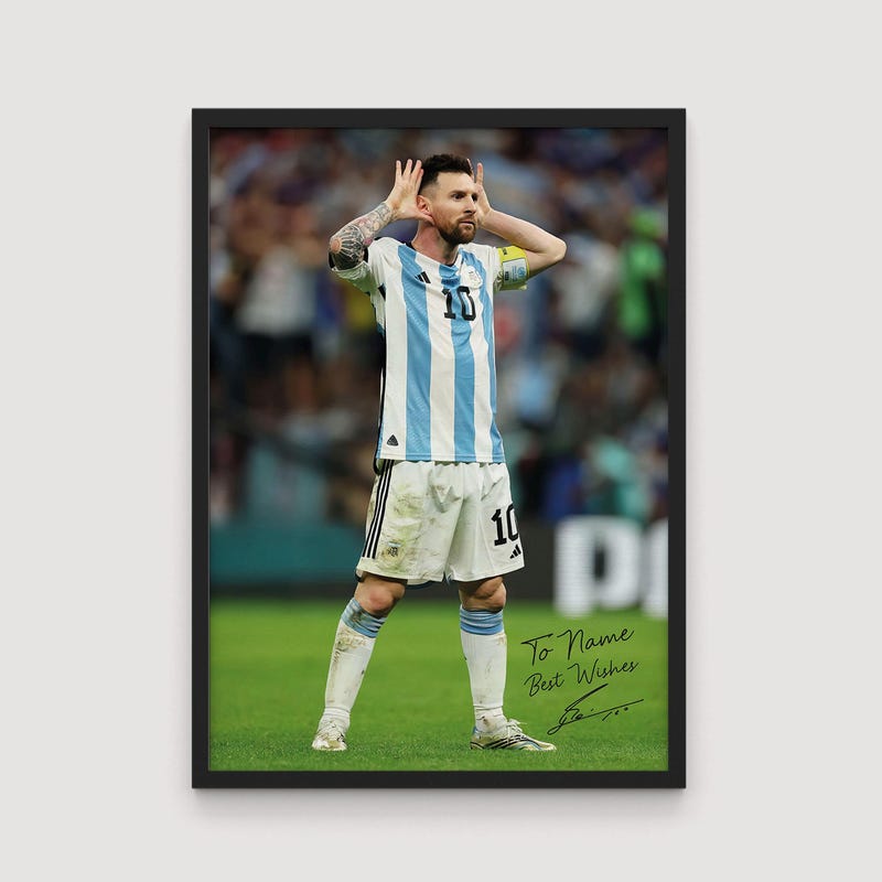 Messi Poster - Etsy