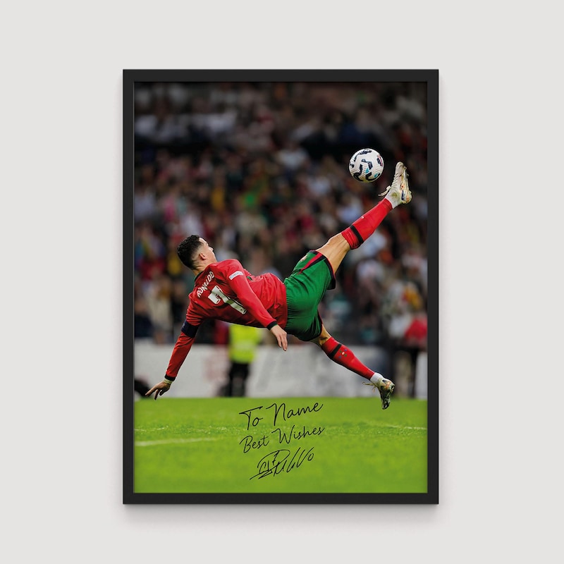 Poster Print Ronaldo - Etsy