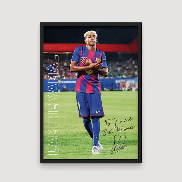 Lamine Yamal Signature - Etsy UK