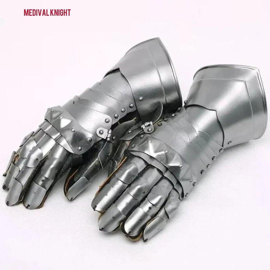 Medieval Knight Armor Gloves Warrior Gauntlets Combat Gauntlet Metal - Etsy
