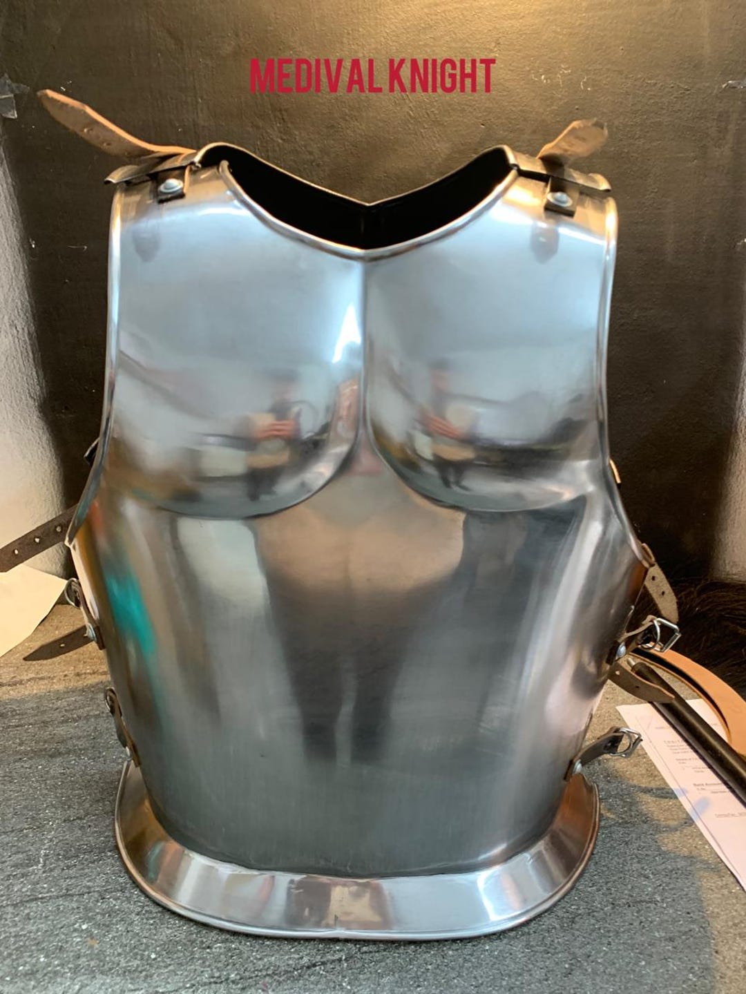Medieval Knight Back Plate Armor | Handmade Steel Cuirass Back ...