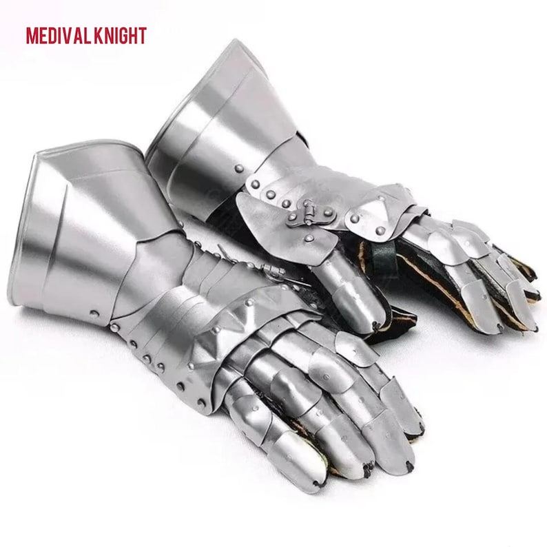 Medieval Knight Armor Gloves Warrior Gauntlets Combat Gauntlet Metal - Etsy