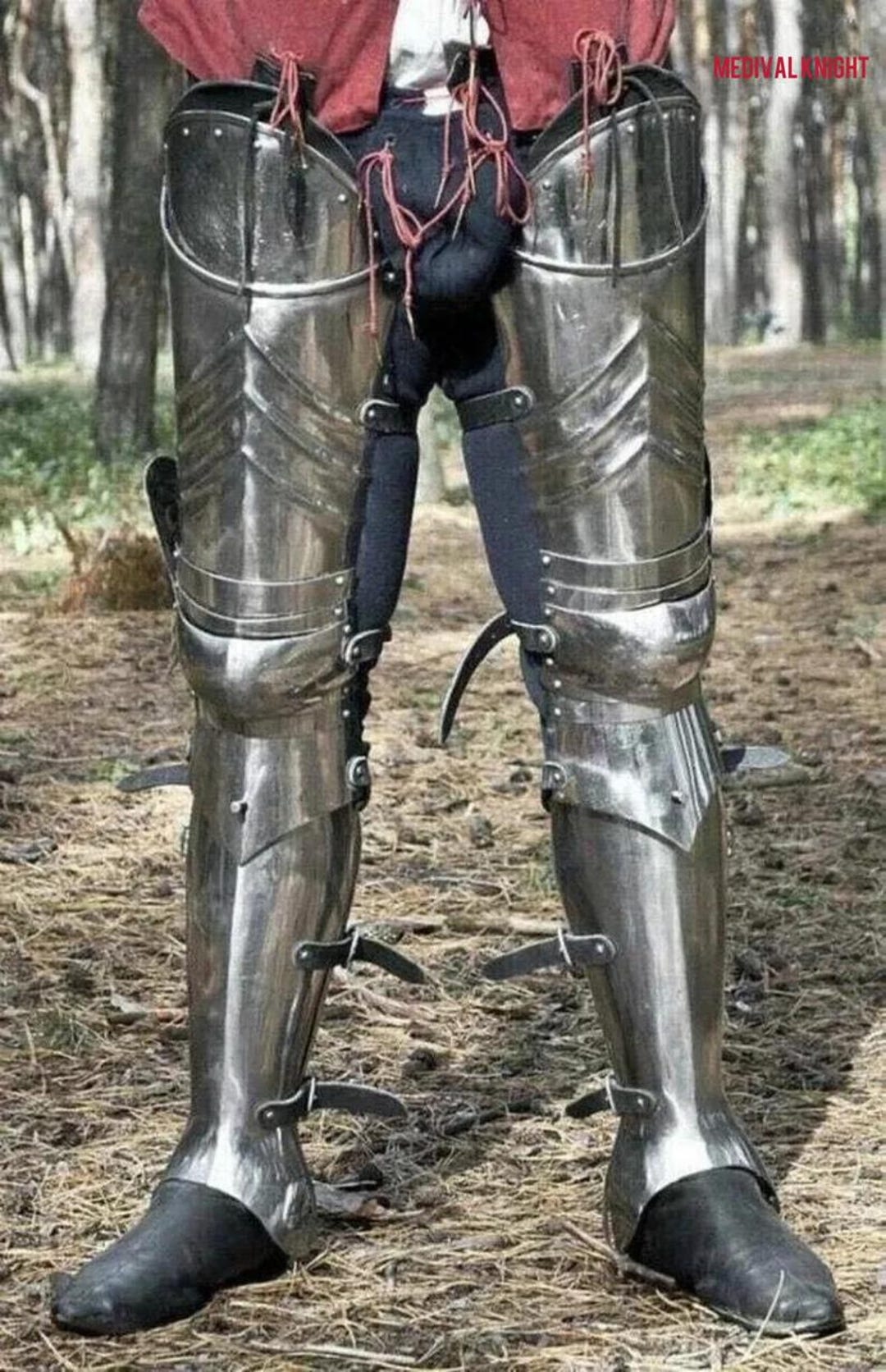 Medieval Knight Full Leg Armor | Handmade Steel Cuisses & Greaves ...