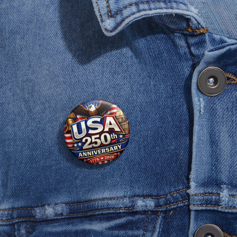 Patriotic Pin 250th Anniversary Celebration Keepsake Gift Employee ...
