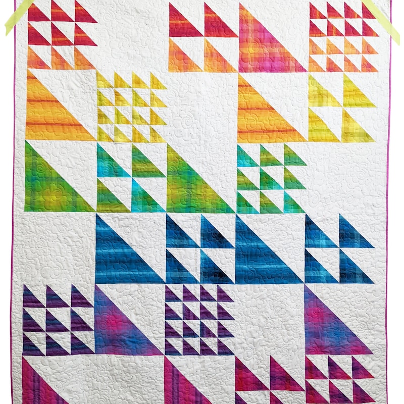 Triangle Quilt Pattern - Etsy