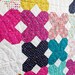 X Quilt Pattern PDF layer Cake Friendly Centrum by Slightly Biased ...