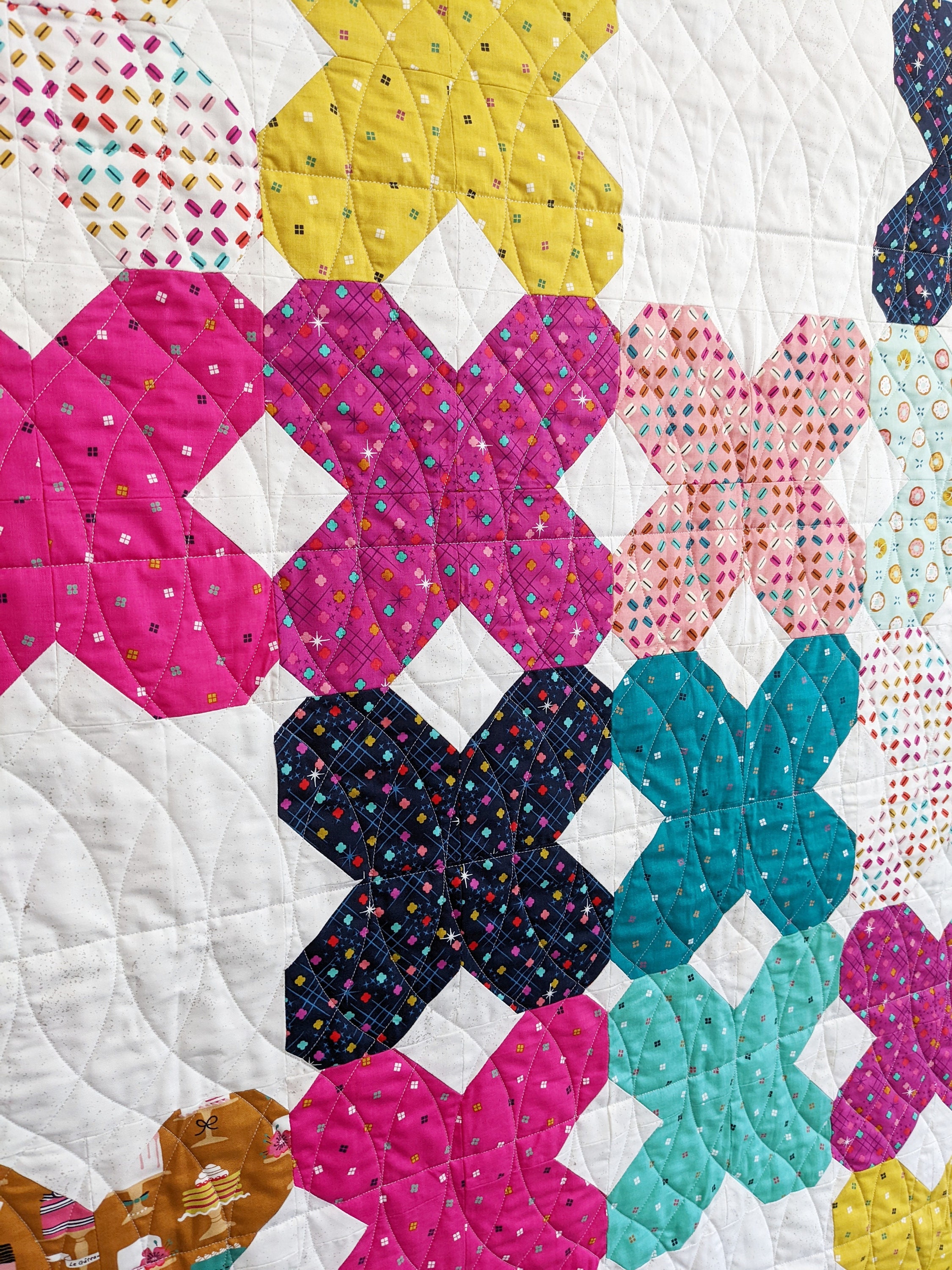 X Quilt Pattern PDF layer Cake Friendly Centrum by Slightly Biased ...