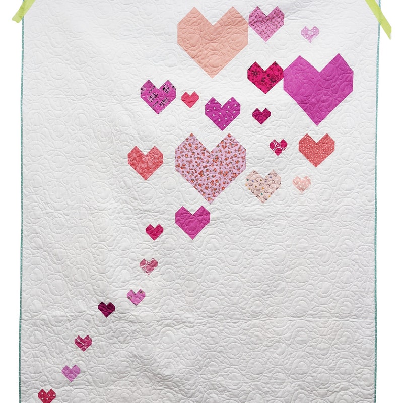 Heart Quilt Pattern - Etsy