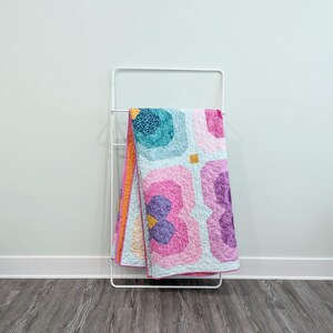 Flower Quilt Pattern PAPER *beginner Friendly* Rosy Posey by Slightly ...