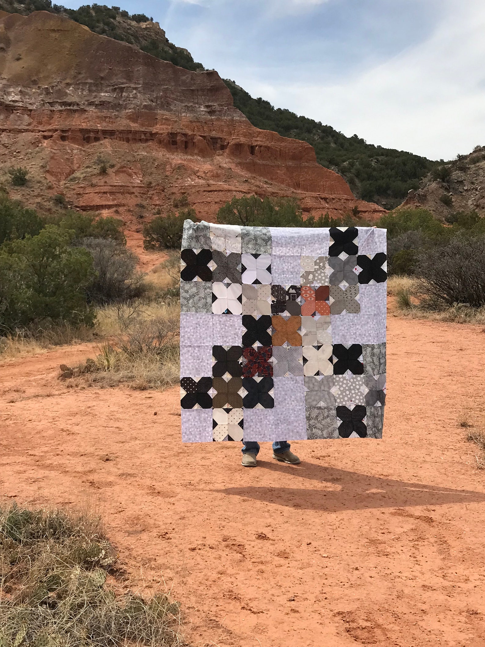 X Quilt Pattern PDF layer Cake Friendly Centrum by Slightly Biased ...