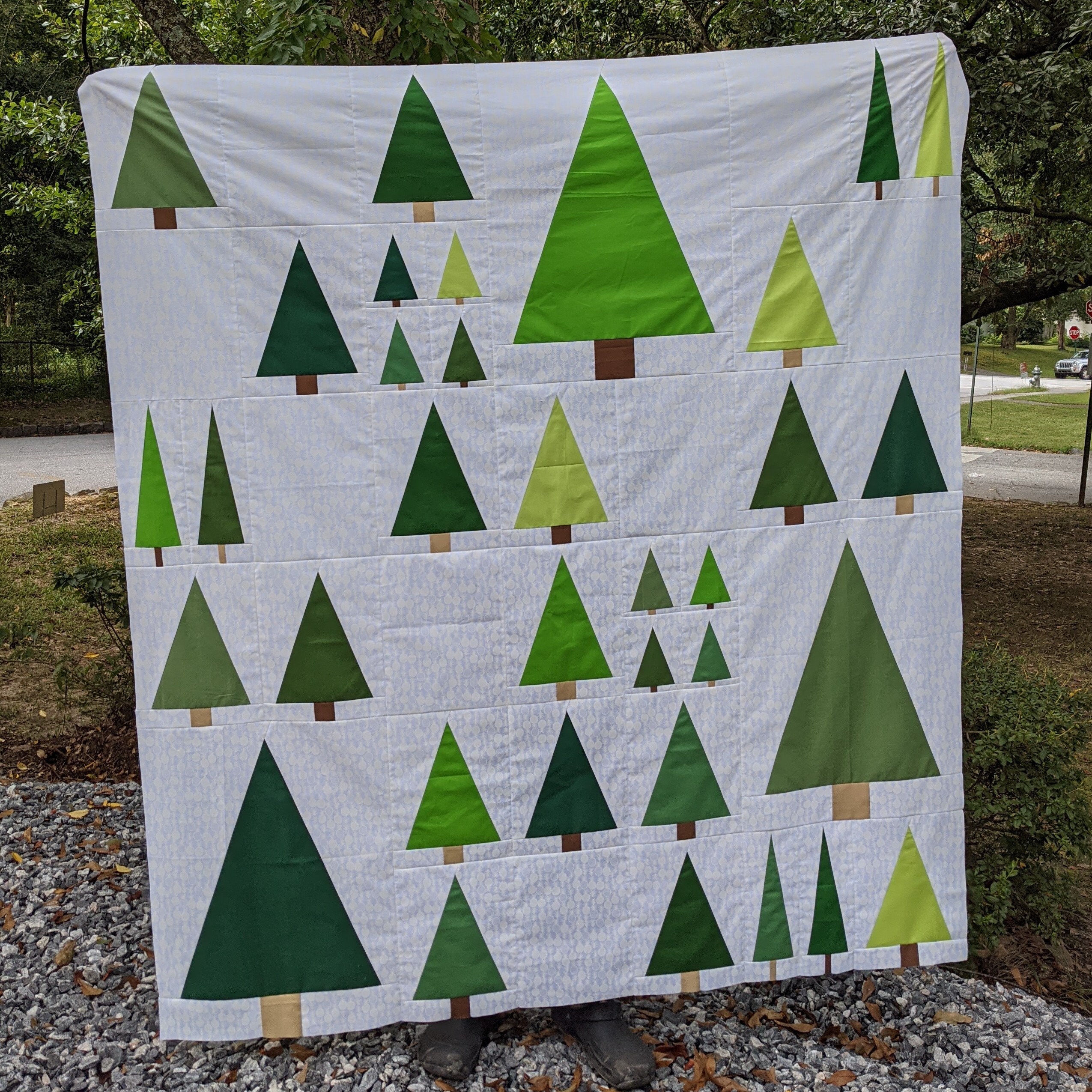 Tree Quilt Pattern PDF scrap Friendly Arboreal by Slightly - Etsy