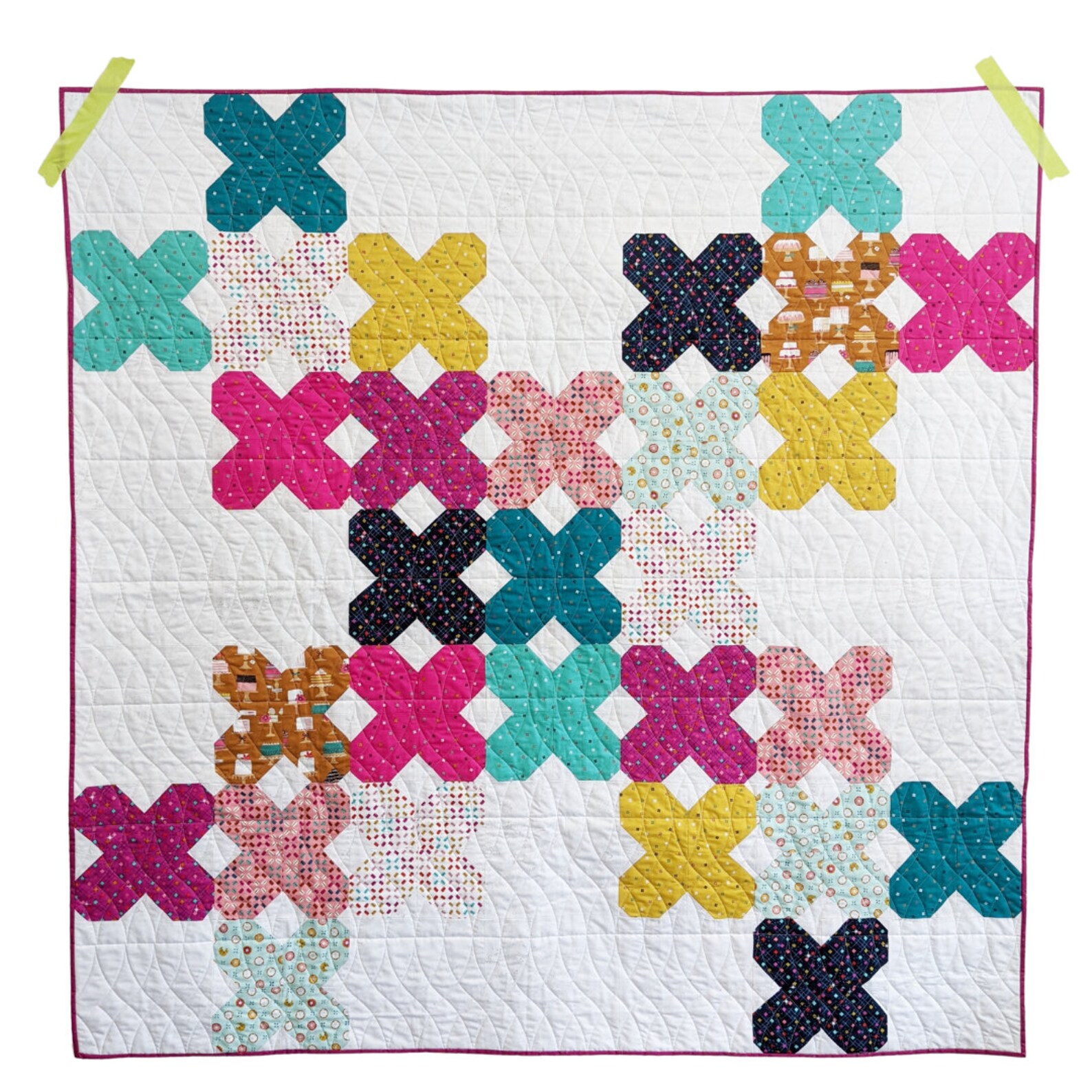 X Quilt Pattern PDF *layer Cake Friendly* Centrum by Slightly Biased ...