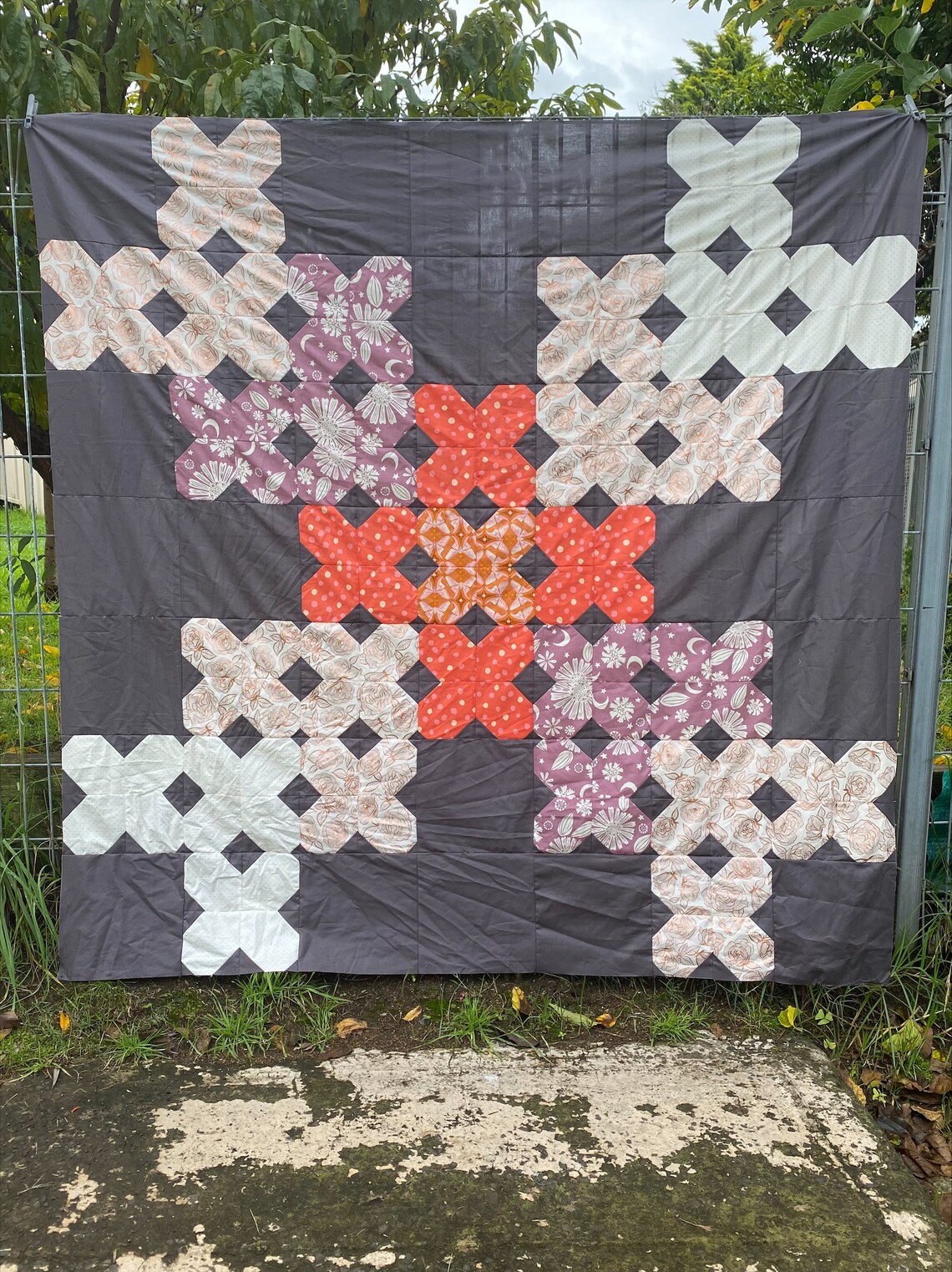 X Quilt Pattern PDF layer Cake Friendly Centrum by Slightly Biased ...