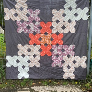 X Quilt Pattern PDF *layer Cake Friendly* Centrum by Slightly Biased ...