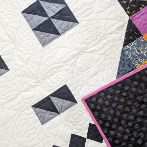 Skull Quilt Pattern PDF *scrap Friendly* Bonedigger by Slightly Biased ...