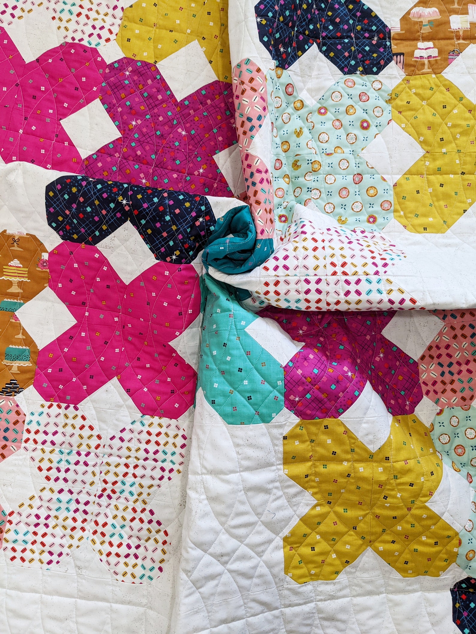 X Quilt Pattern PDF layer Cake Friendly Centrum by Slightly Biased ...