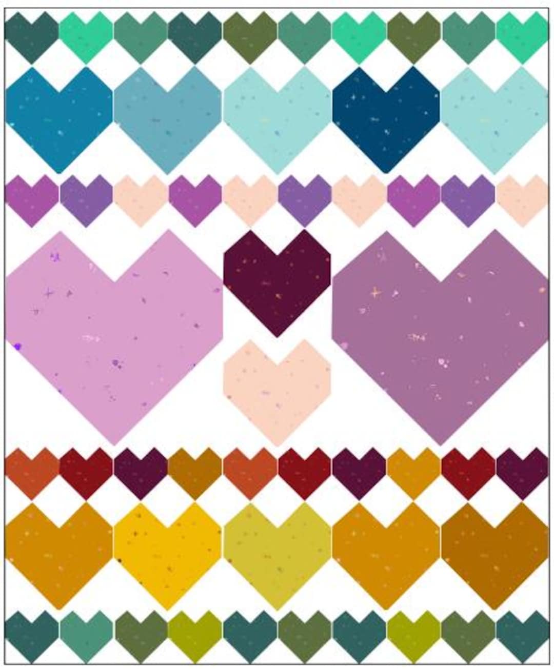 Cordate Quilt Kit, Motley by Giucy Guice - Etsy