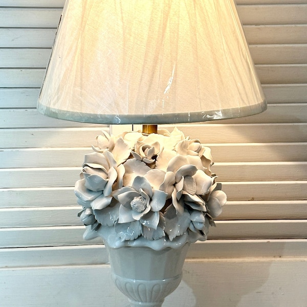 Roses Porcelain Lamp - Etsy