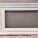 Vintage 6 X 12 Rectangle White Frame, 6x12 Picture Frame With Glass ...