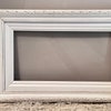 Vintage 8x10 White Frame, Ornate White 8 X 10 Wood Frame With Glass ...