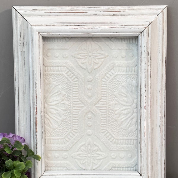 White Distressed - Etsy