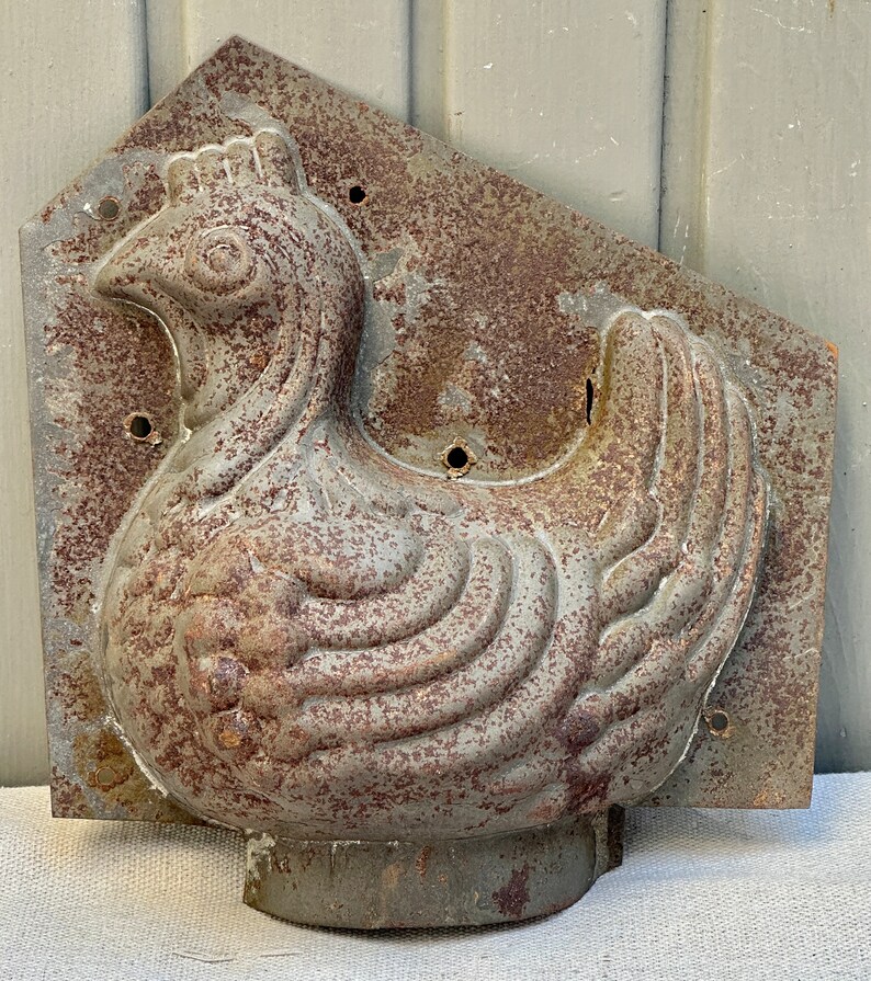 One Vintage Chicken Candy Mold, Hen Candy Mold, Metal Chicken Pastry ...