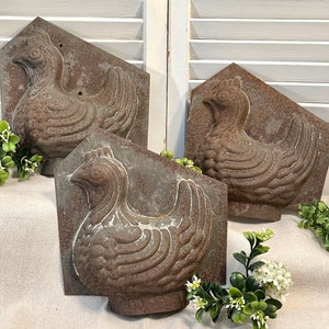 One Vintage Chicken Candy Mold, Hen Candy Mold, Metal Chicken Pastry ...