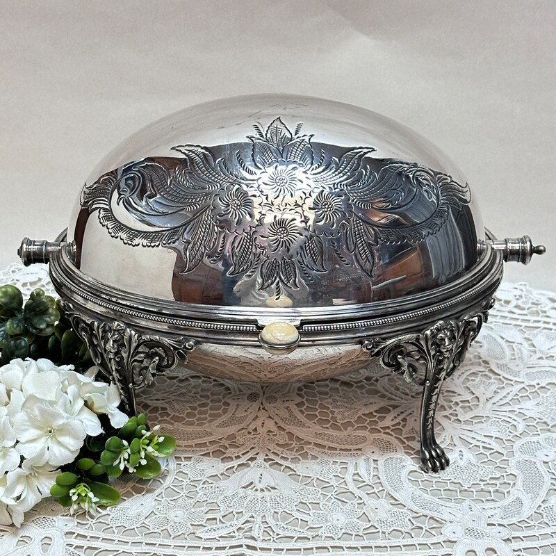 Silver Buffet Server - Etsy